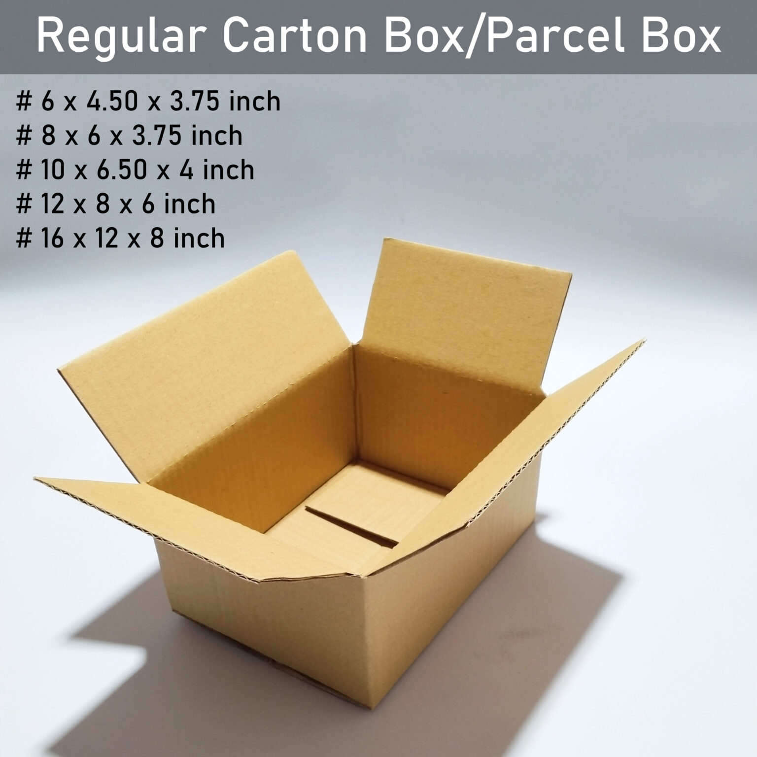 3Ply Regular Corrugated Carton Box/Parcel Box - Creative Store